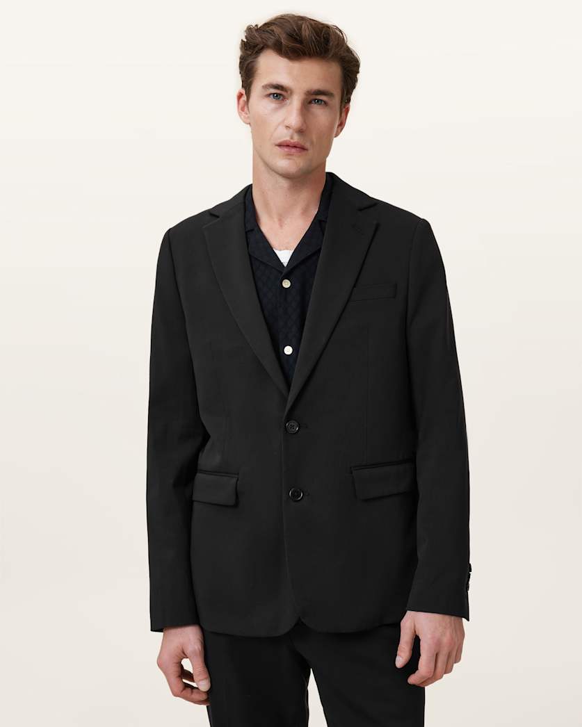 Bay Slim Fit Blazer Black | ALLSAINTS